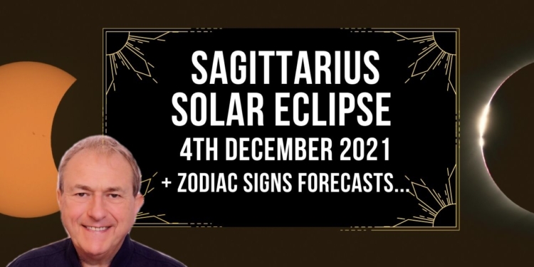 Sagittarius Solar Eclipse - 4th December 2021 + FREE Zodiac Forecasts